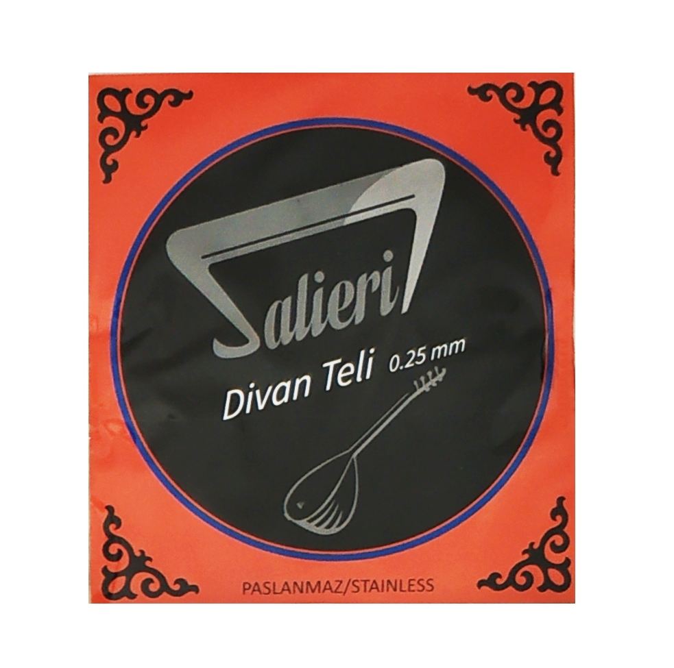 Salieri 0.25 mm Divan Saz Teli Bam Bamlı 025 SET - 104.17 TL + KDV